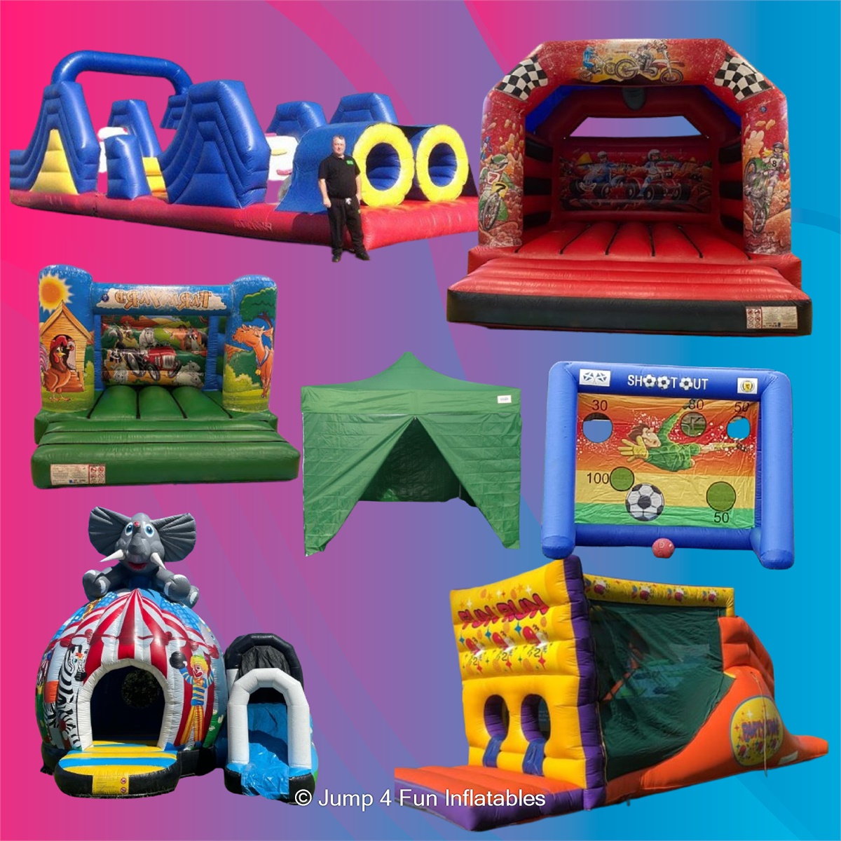 Playful Package - Hire in Glasgow | Jump 4 Fun Inflatables