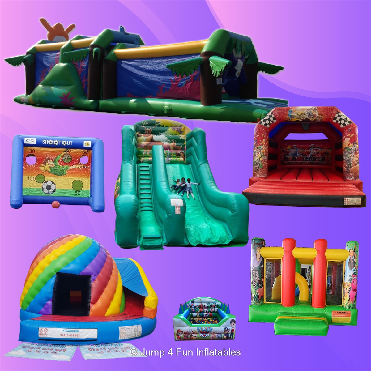 Joyful Package - Hire in Glasgow | Jump 4 Fun Inflatables