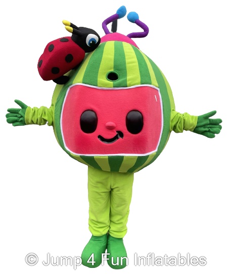 Watermelon Cocomelon Mascot - Hire in Glasgow | Jump 4 Fun Inflatables